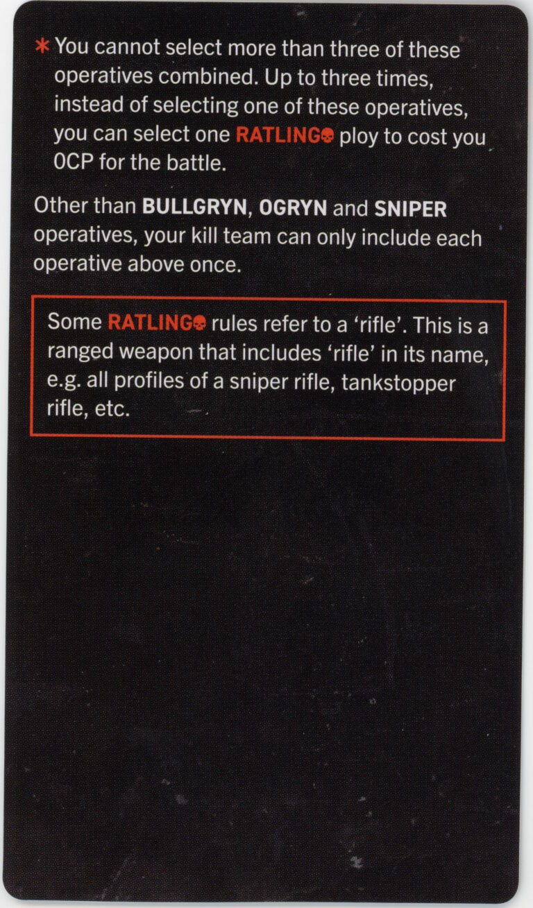Ratlings Kill Team Review Path To Glory